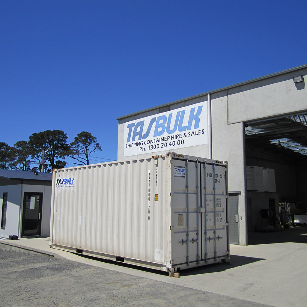 20ft Two Pallet Wide High Cube – Tasbulk