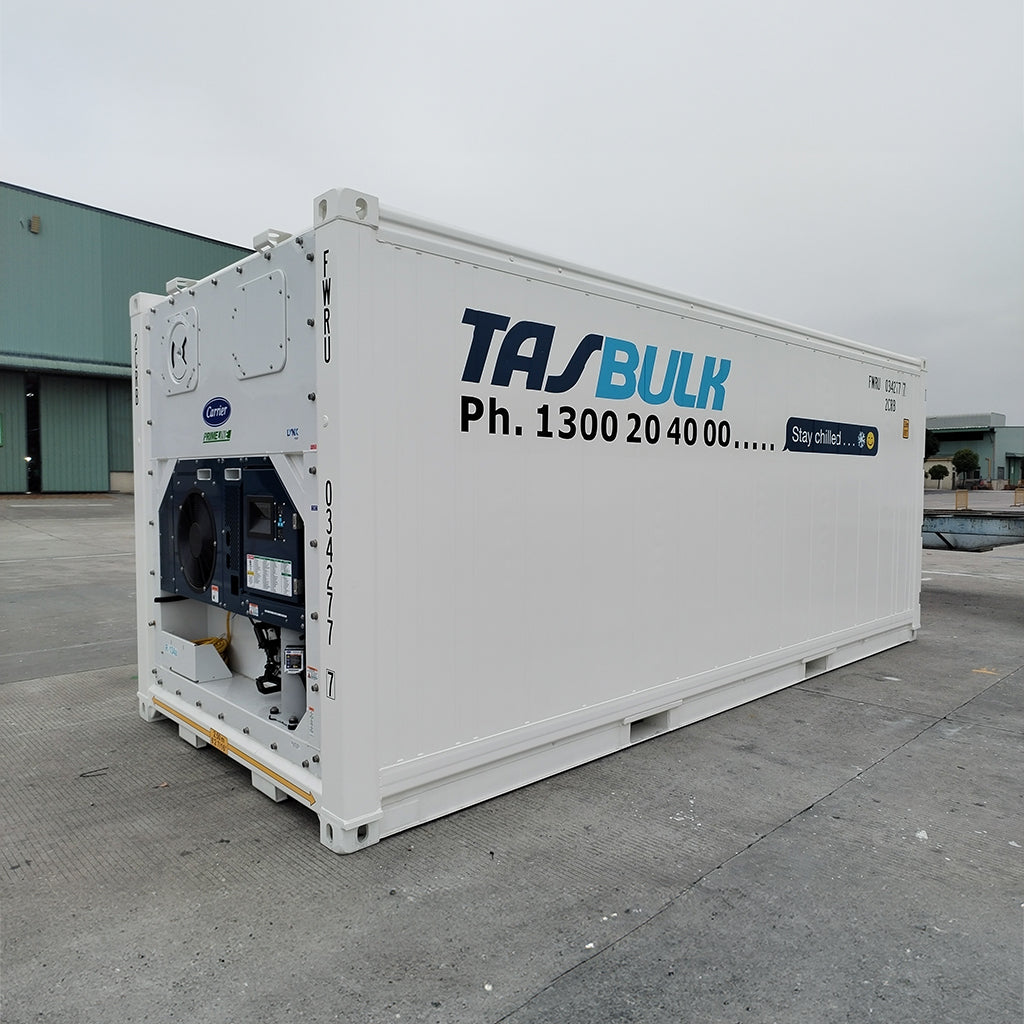 20ft Standard Two Pallet Wide Refrigerated – Tasbulk