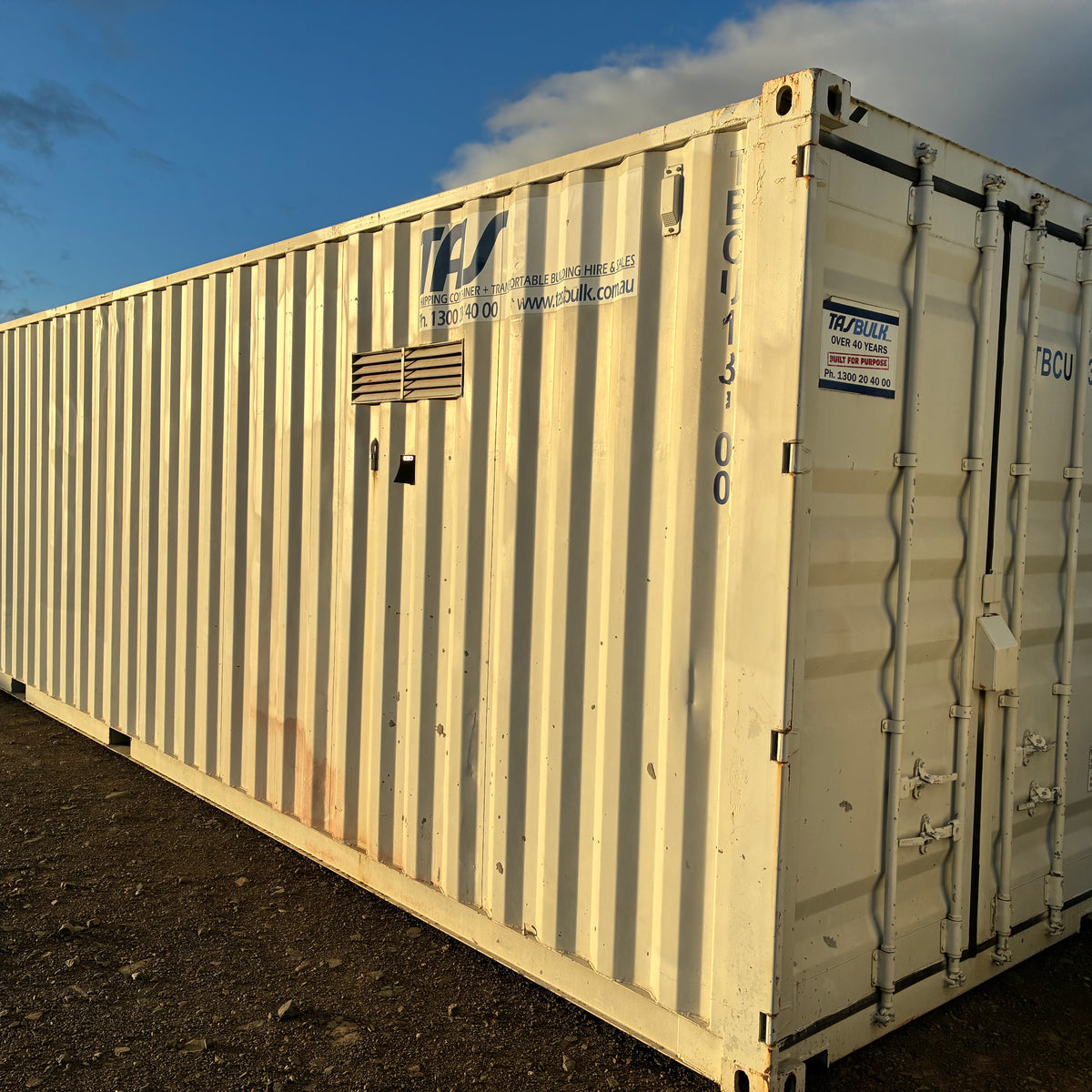 Special: Used 40ft High Cube Contractor Container – Tasbulk
